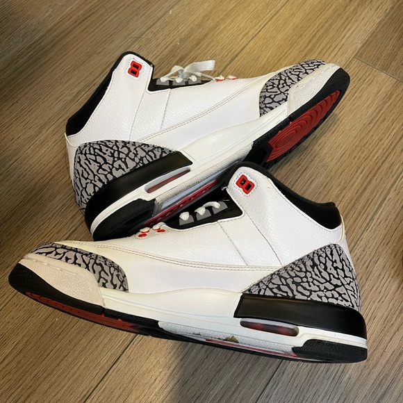 Jordan | Shoes | Air Jordan 3 Retro Infrared White Cement | Poshmark